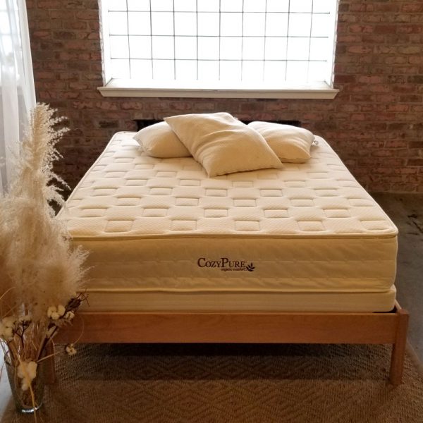 12" Organic EMBRACE Mattress - made with 100% Organic Latex - CozyPure ...